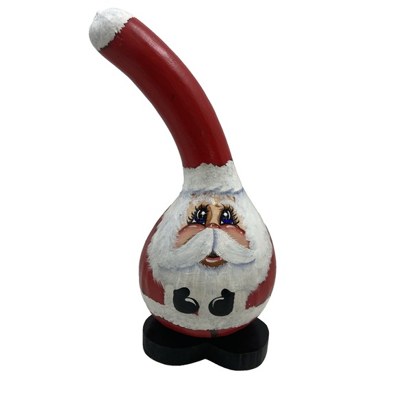 The Unbranded Brand | Holiday | Vtg Hand Painted Real Gourd Folk Art ...